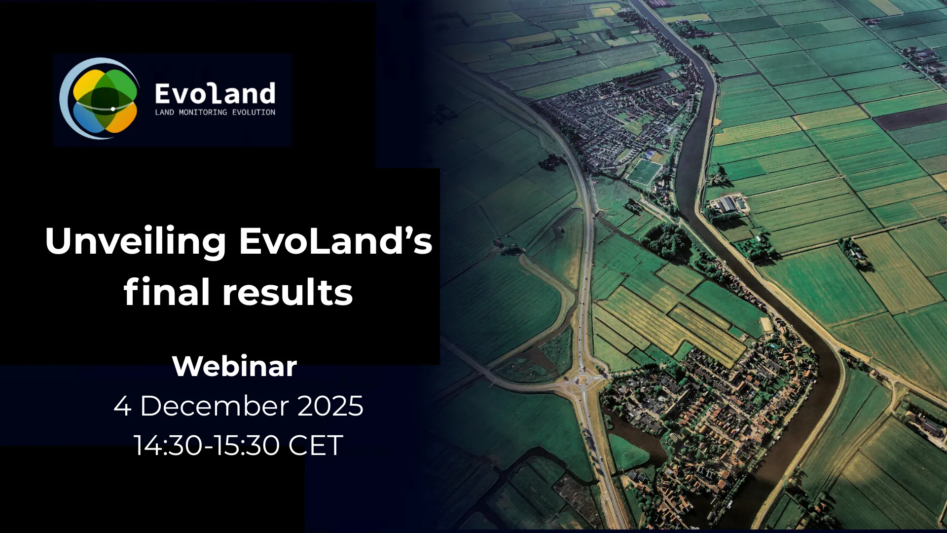 Unveiling EvoLand’s final results: live webinar on 4 December 2025 - EvoLand